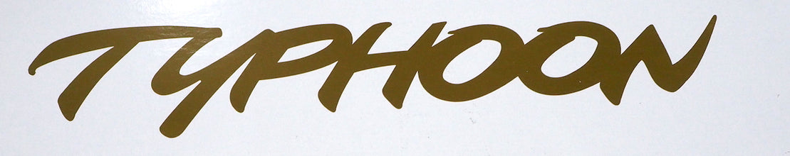 Typhoon Die Cut decal – SportmachinesStore