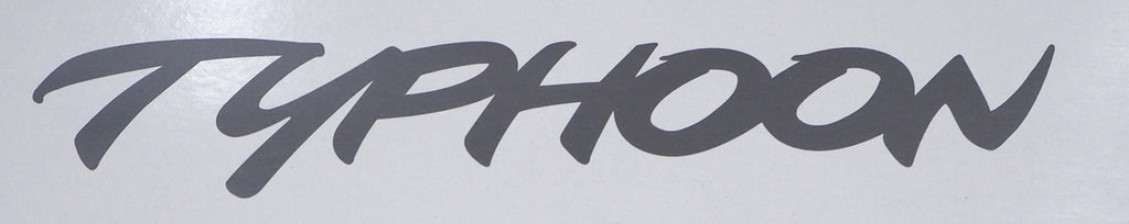 Typhoon Die Cut decal – SportmachinesStore